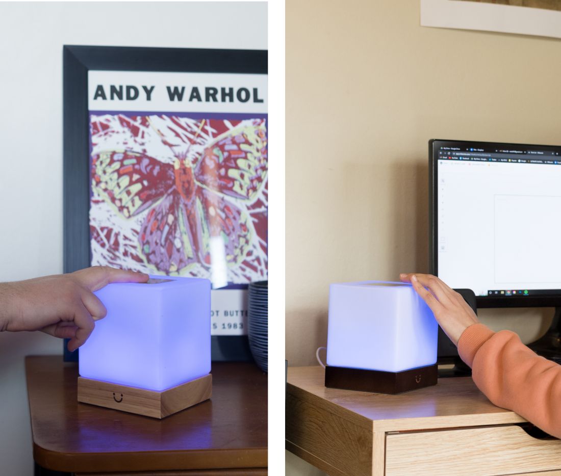 Modern Cube Friendship Lamp - Long Distance Touch Lamp – LuvLink ...