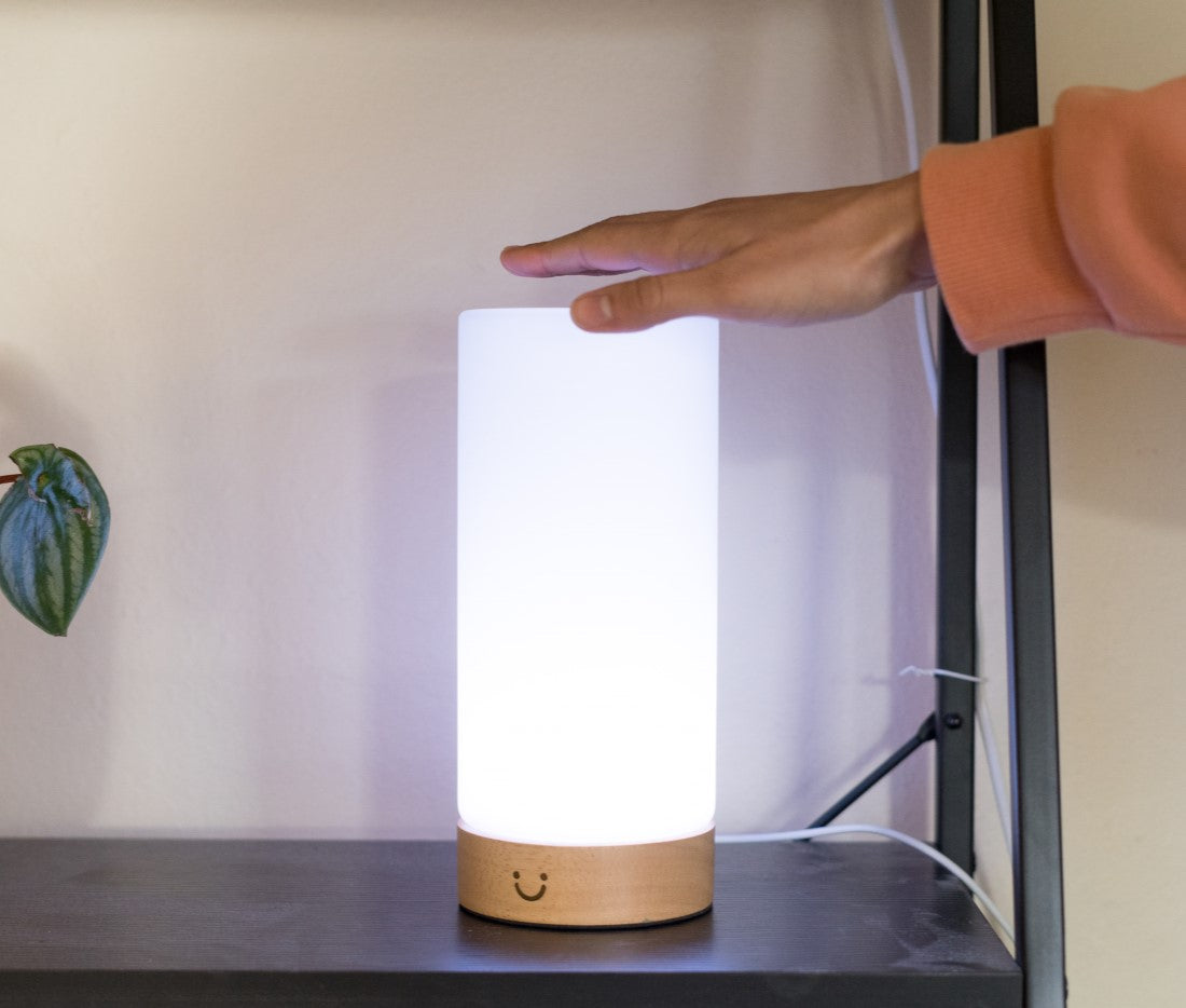 Modern Cylinder Friendship Lamp - Long Distance Touch Lamp – LuvLink ...